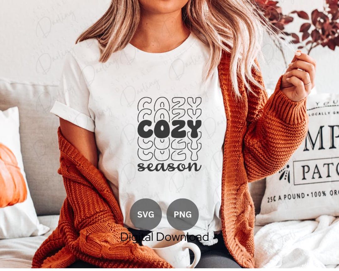 Cozy Season SVG, Fall SVG, Fall Season Svg, Cozy Svg, Christmas Svg ...