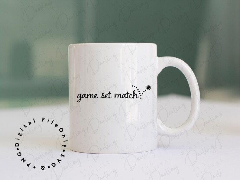 Tennis Game Set Match SVG PNG, Tennis Svg File, Tennis Svg Cuttables ...