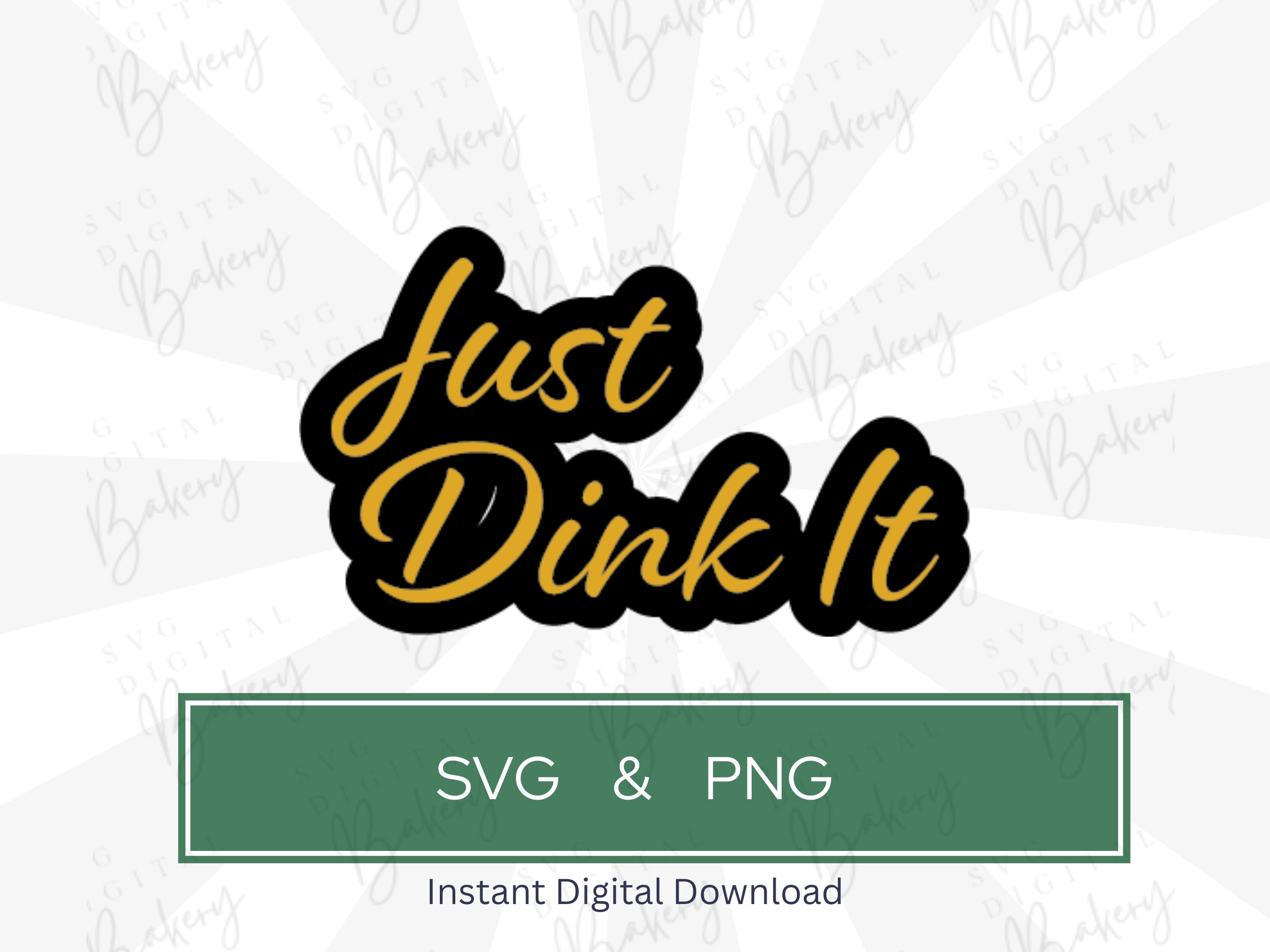 Just Dink It SVG, Pickleball SVG, Pickleball Cricut Svg, Pickleball ...