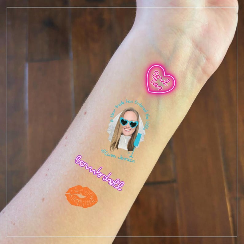 Bach Island Custom Temporary Tattoo for Casa Bride Bachelorette Party ...
