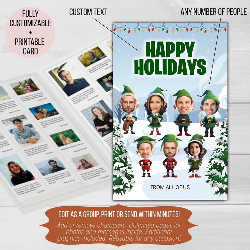 The Office Christmas Card - Etsy