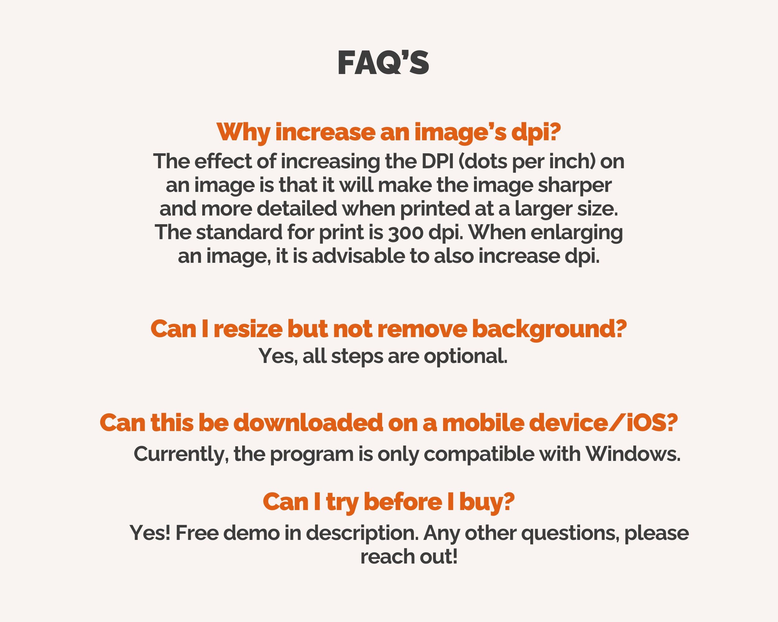 Image Upscaler, Resize, Background Remover. Program for Increasing DPI ...