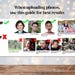 Editable Group Christmas Card - Instant Download, E-sign Great for ...