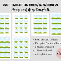 Label Template - Etsy