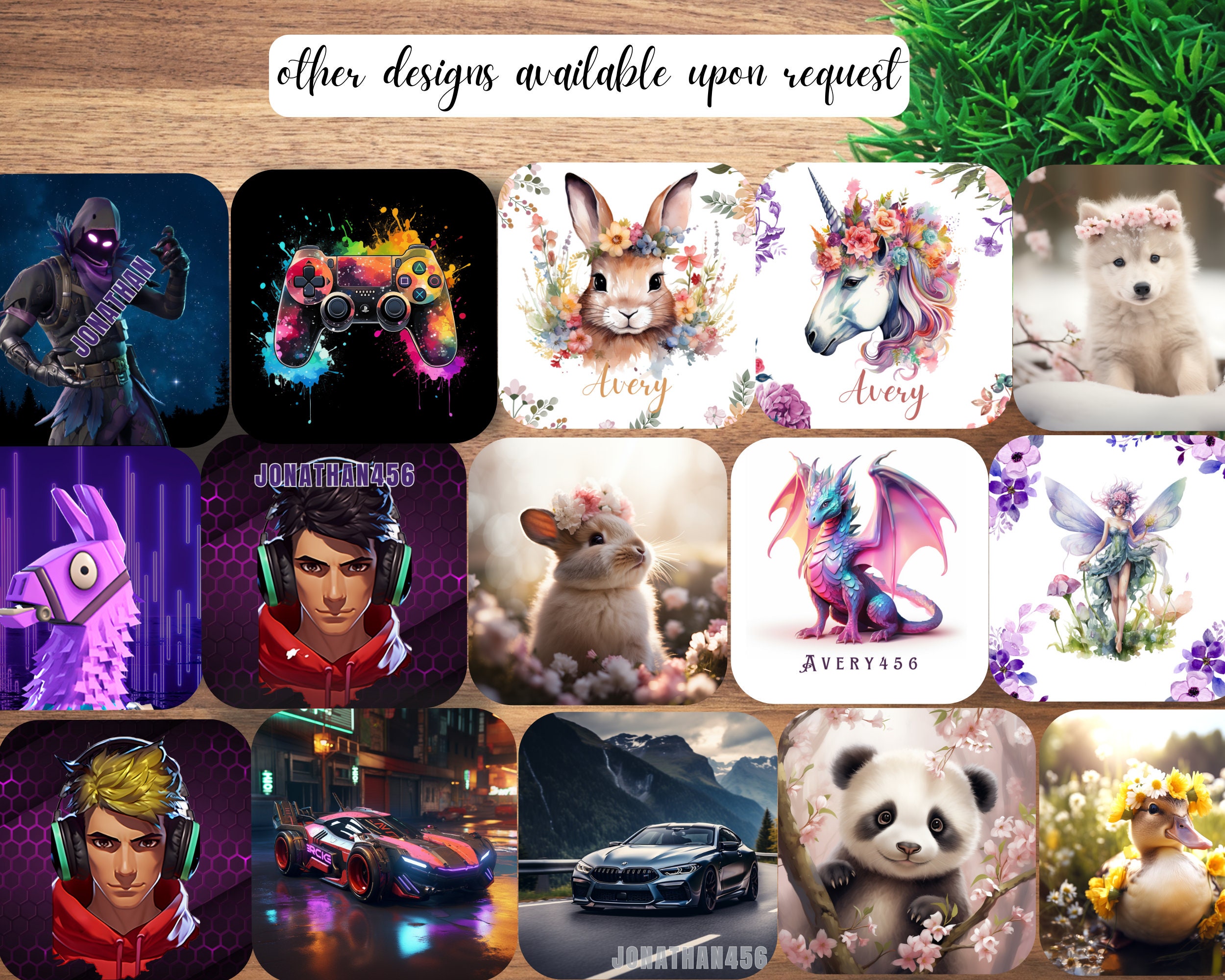 Personalization and Printing of Gamer ID Card Printables - Can Be Used ...