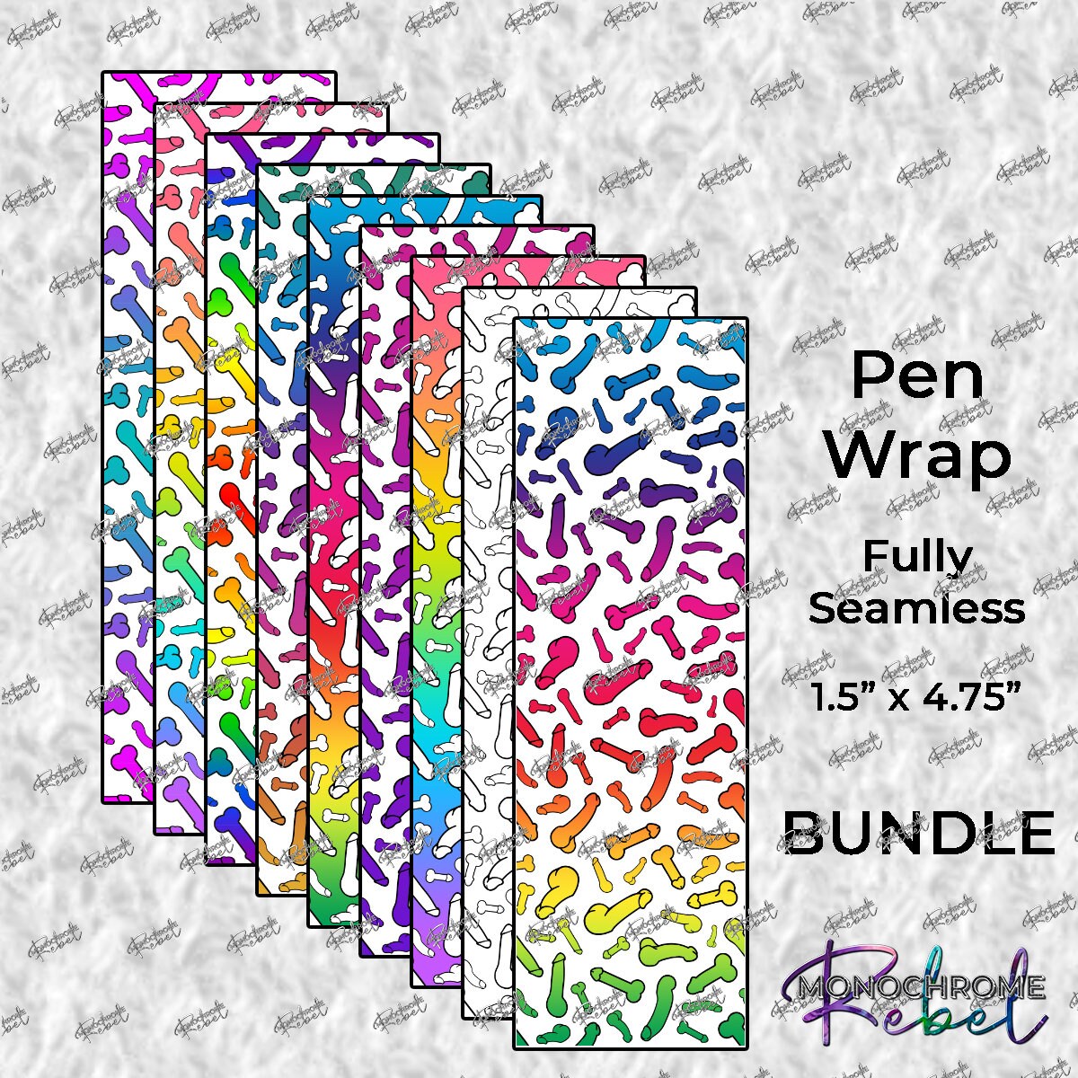 Skin Tones Peens Penis Seamless Transparent Pen Wrap Digital Design PNG ...