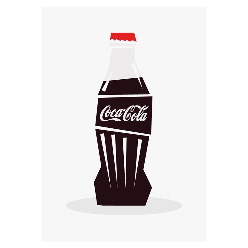 Poster Coca Cola Illustration - Etsy