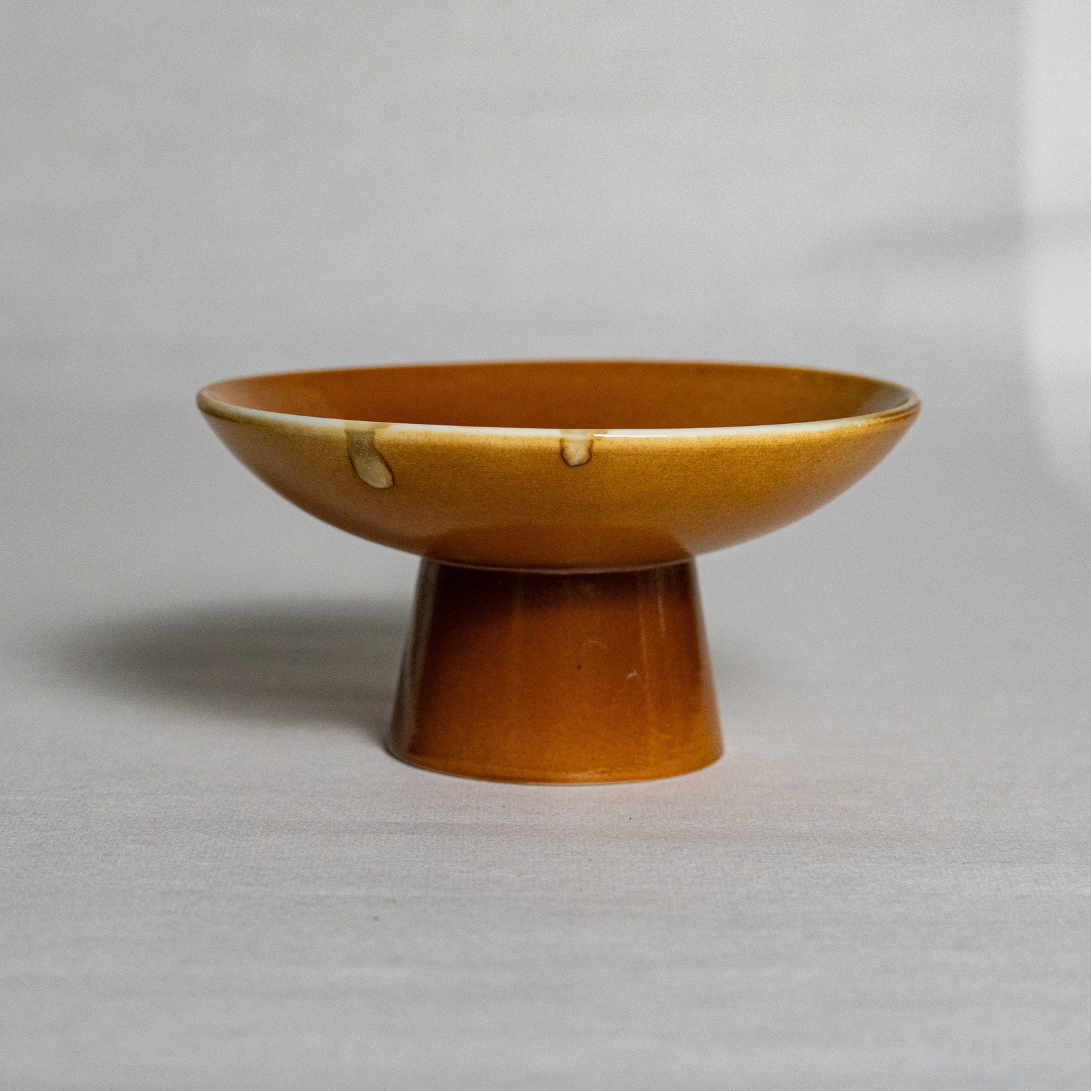 Sunset Decorative Pedestal High Footed Ceramic Bowl Serving Dish ...