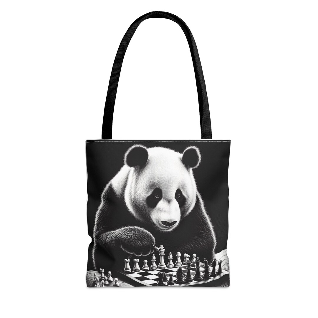 Panda Chess Tote Bag - Etsy
