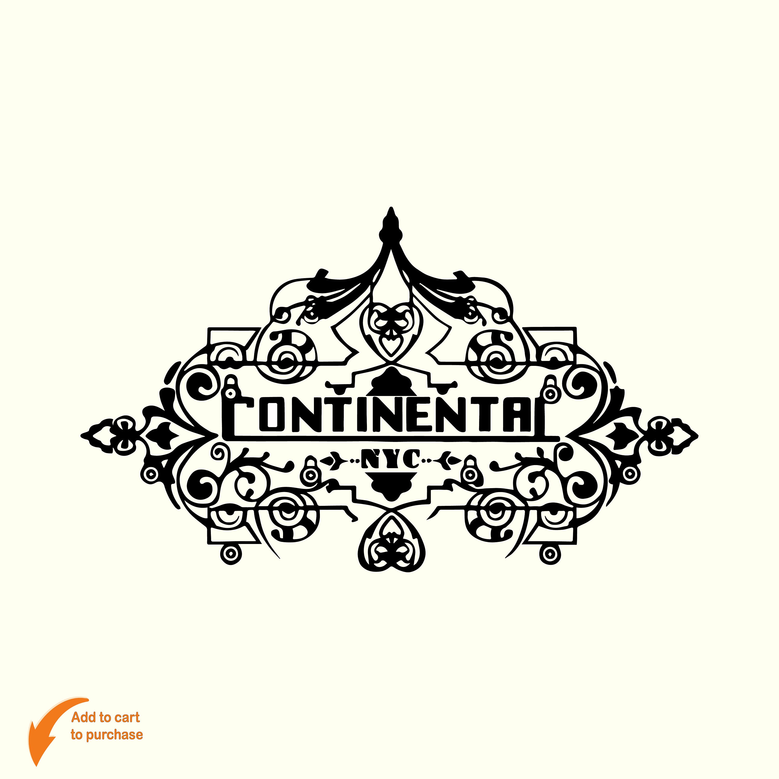 Continental Hotel John Wick SVG or PDF Instant Download - Etsy