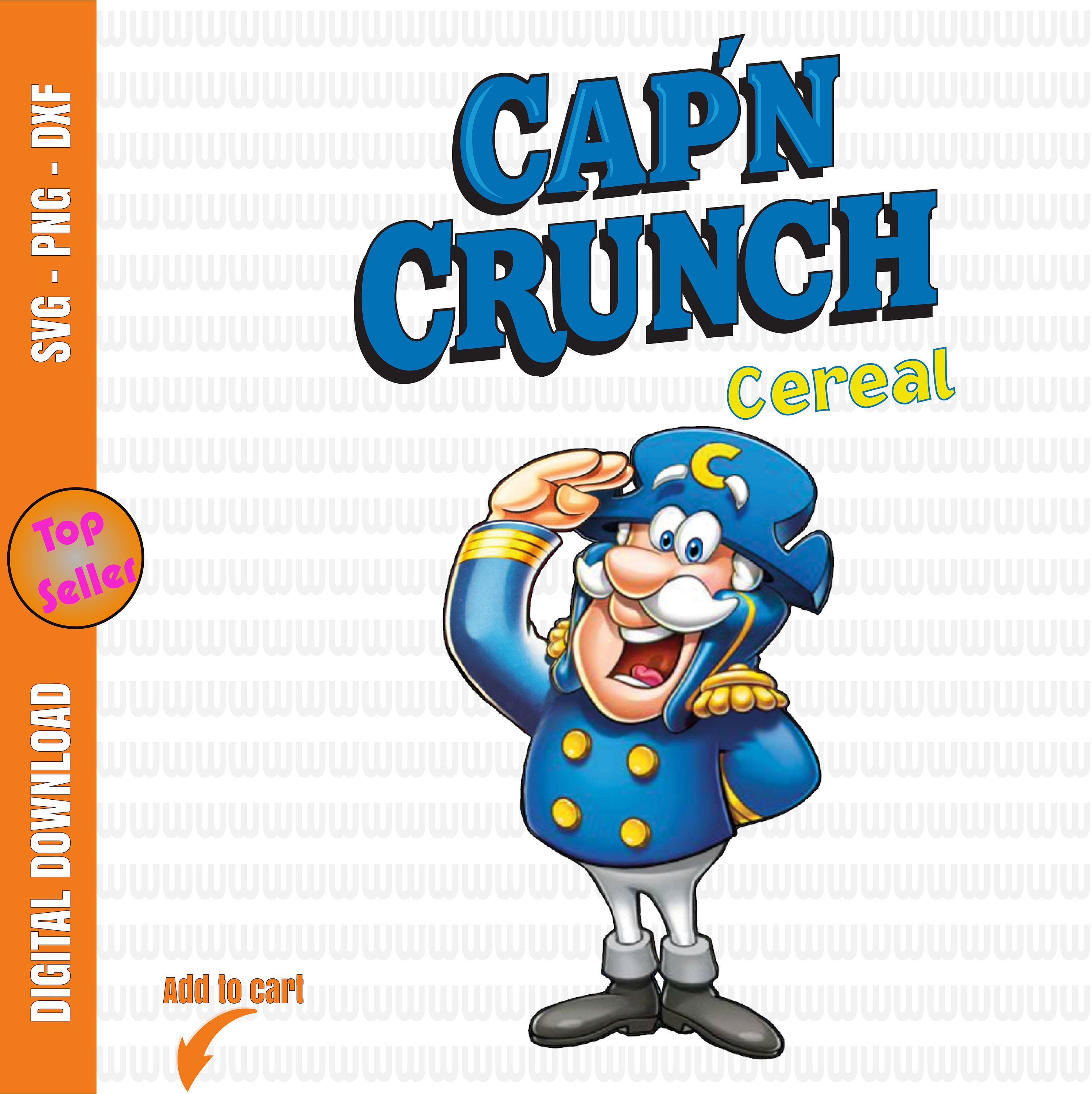 Funny Cap'n Crunch Graphic Png PNG JPG, Capn Crunch Chocolate Caramel ...