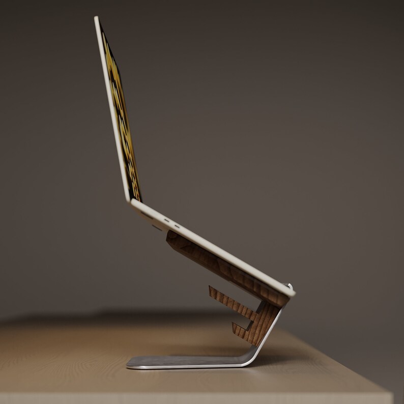 Wooden Laptop Stand, Laptop With Stand, Lap Computer Stand, Holder for ...