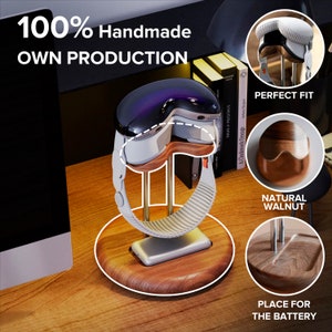 Apple Vision Stand, Pro Vision Holder, Wooden Vision Stand, Vision Pro ...