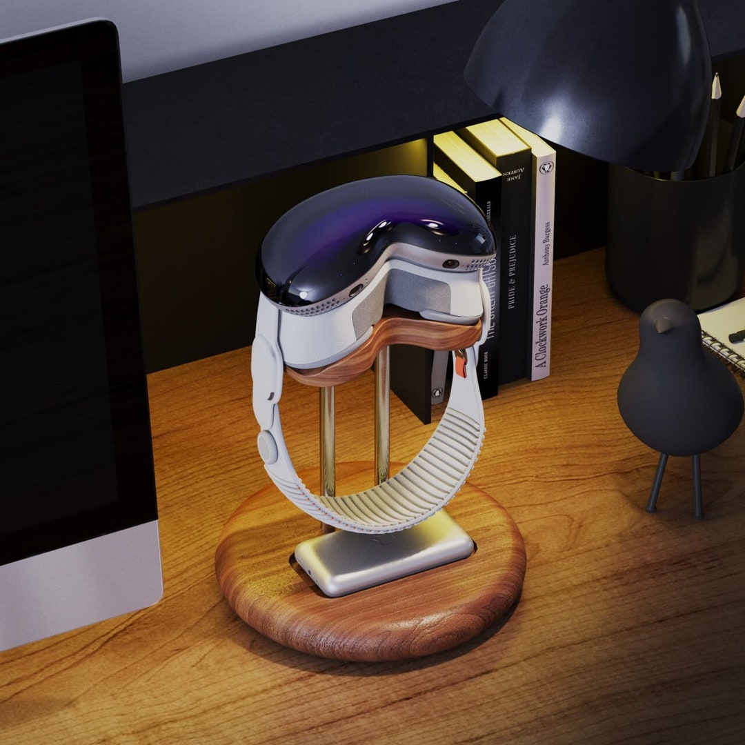 Stand for Apple Vision Pro With Battery Holder | Dock for Apple Vision ...