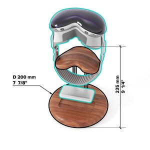 Apple Vision Pro Stand - Display Stand for Your Headset With Integrated ...