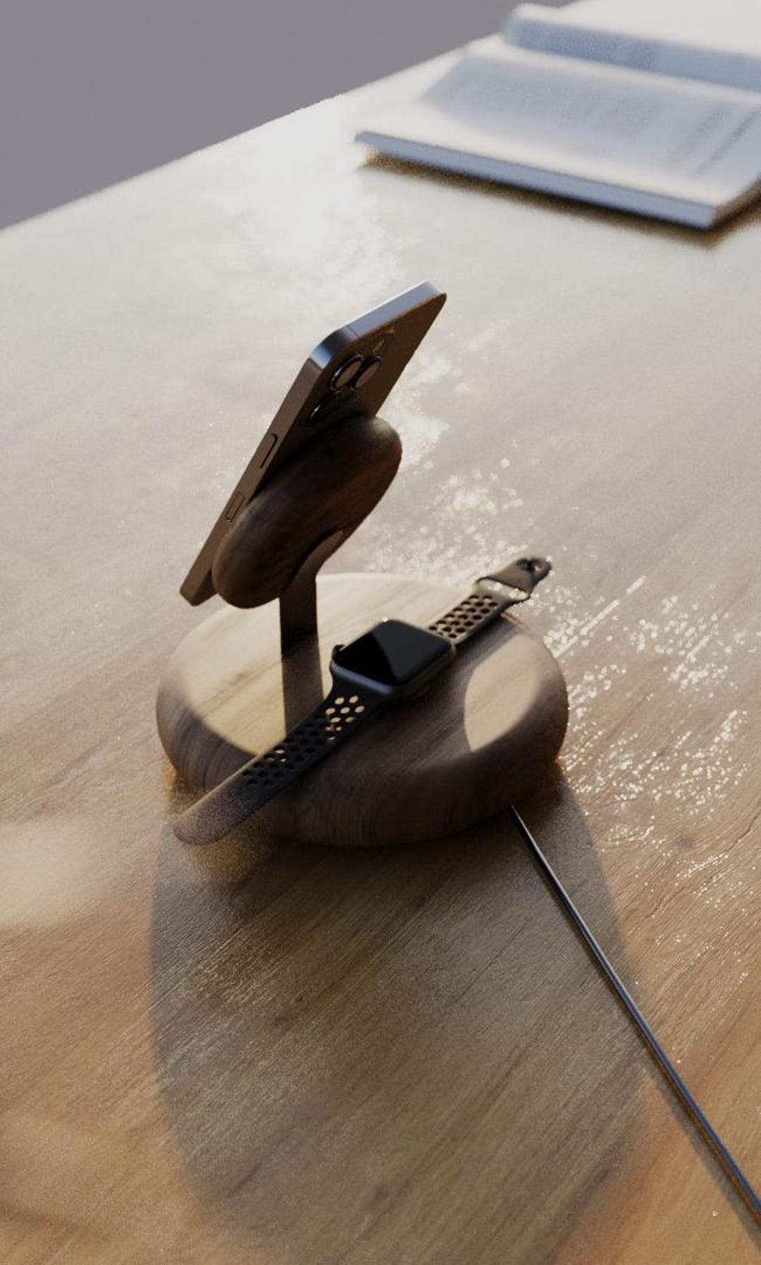 Handcrafted Docking Station, Holiday Gift Idea, Multi-device Phone ...