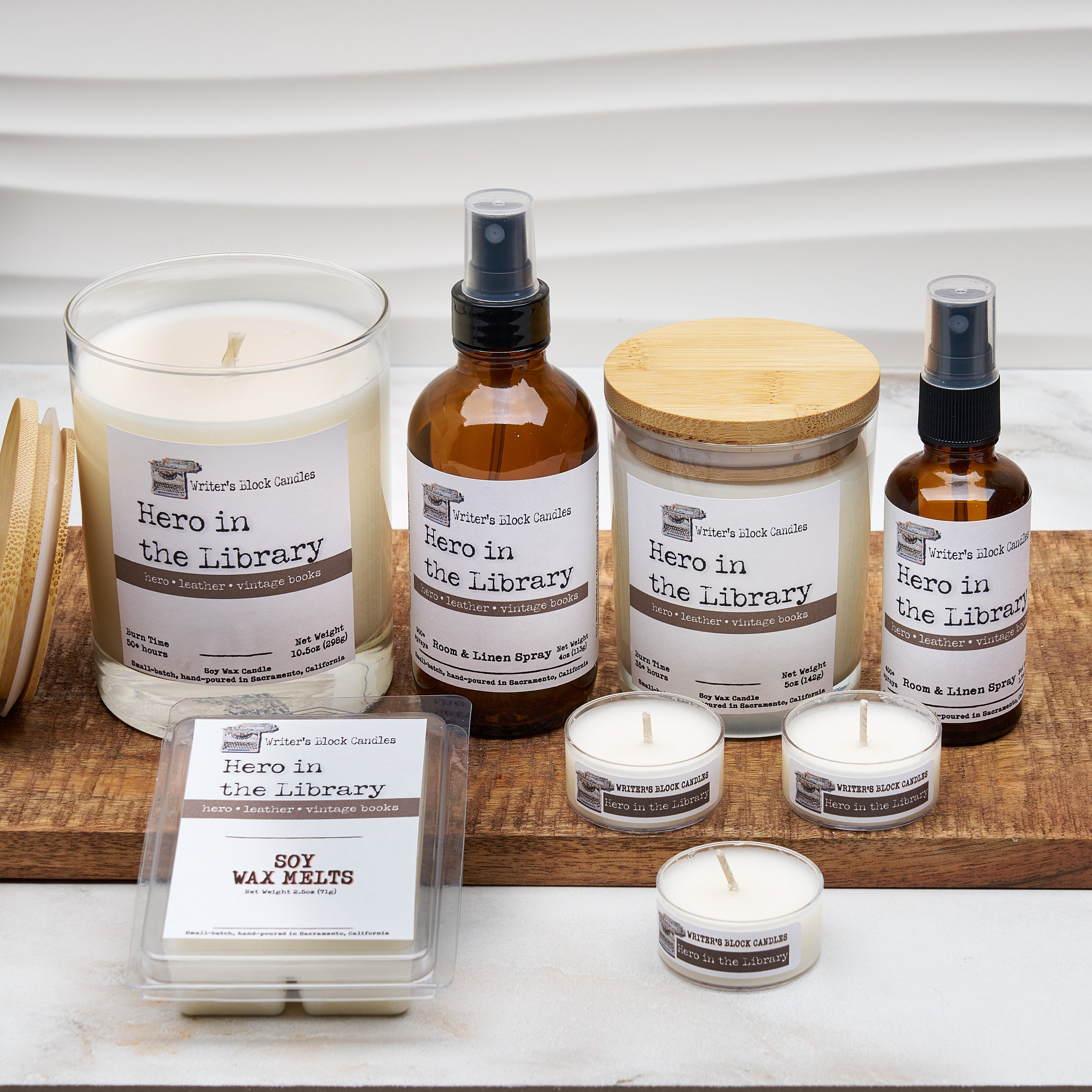 Hero in the Library Spray • Old Books, Leather, Whiskey • Room and ...