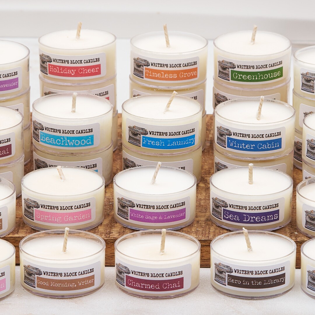 Scented Soy Tea Lights • Dozen • Assorted • Testers • Samples • Yummy ...