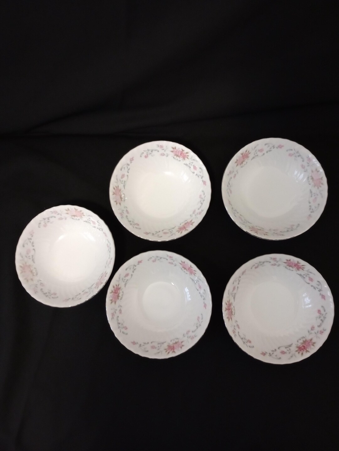 Lovely Fine China of Japan ANNE Pattern Set of 5 Soup/cereal Bowls - Etsy