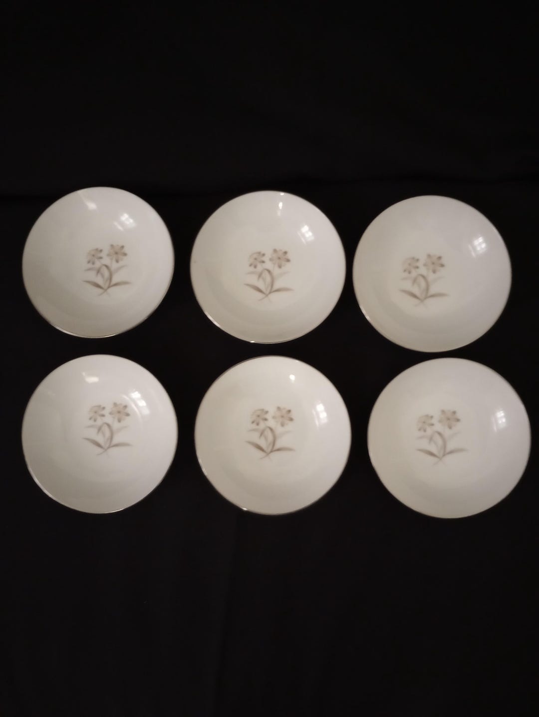 Vintage Narumi China Sandra Pattern Fruit/berry/dessert Bowls Made in ...