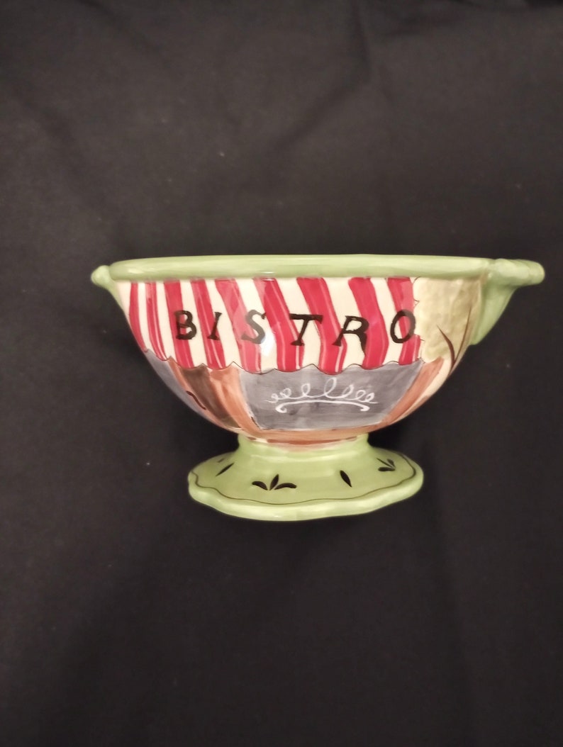 Certified International Jennifer Brinley Footed Bistro Bowl - Etsy