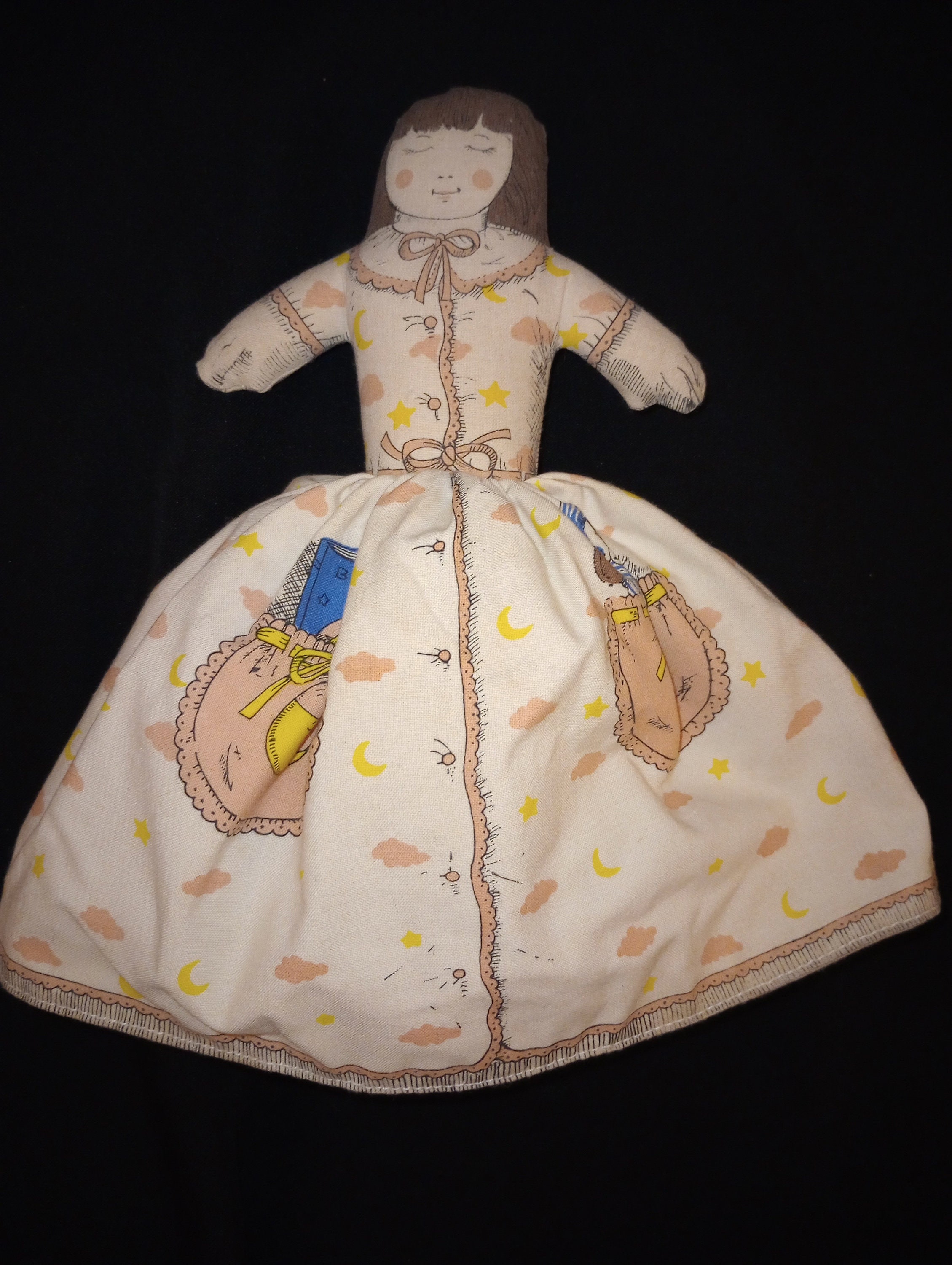 Vintage Avon 1985 Topsy Turvy Daytime Nighttime Cloth Doll - Etsy