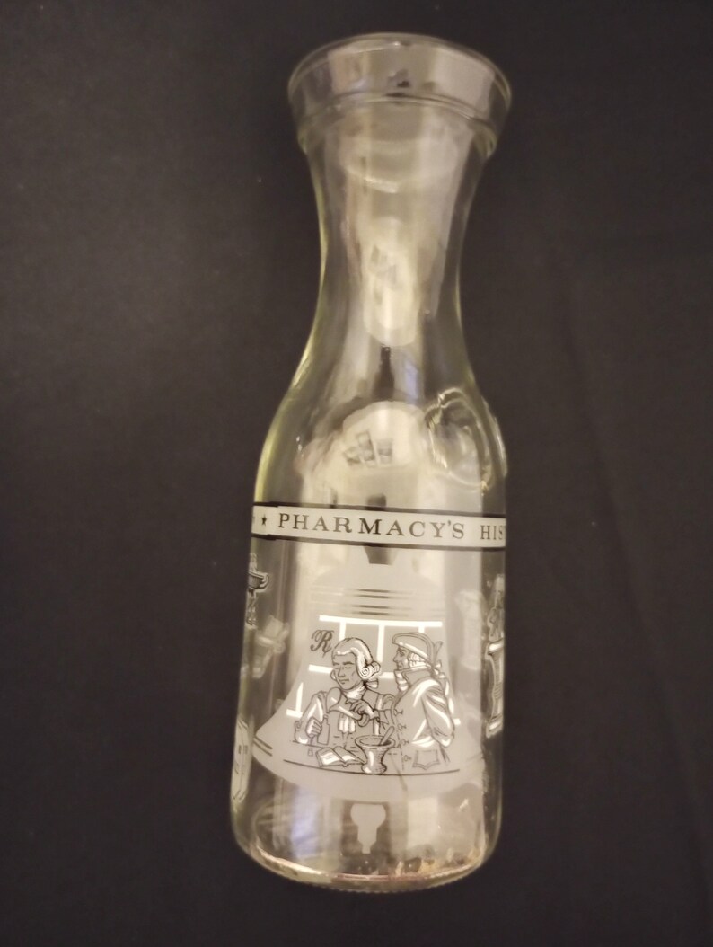 Bicentennial 1776-1976 Pharmacy's Historical Role Wine Carafe Decanter ...