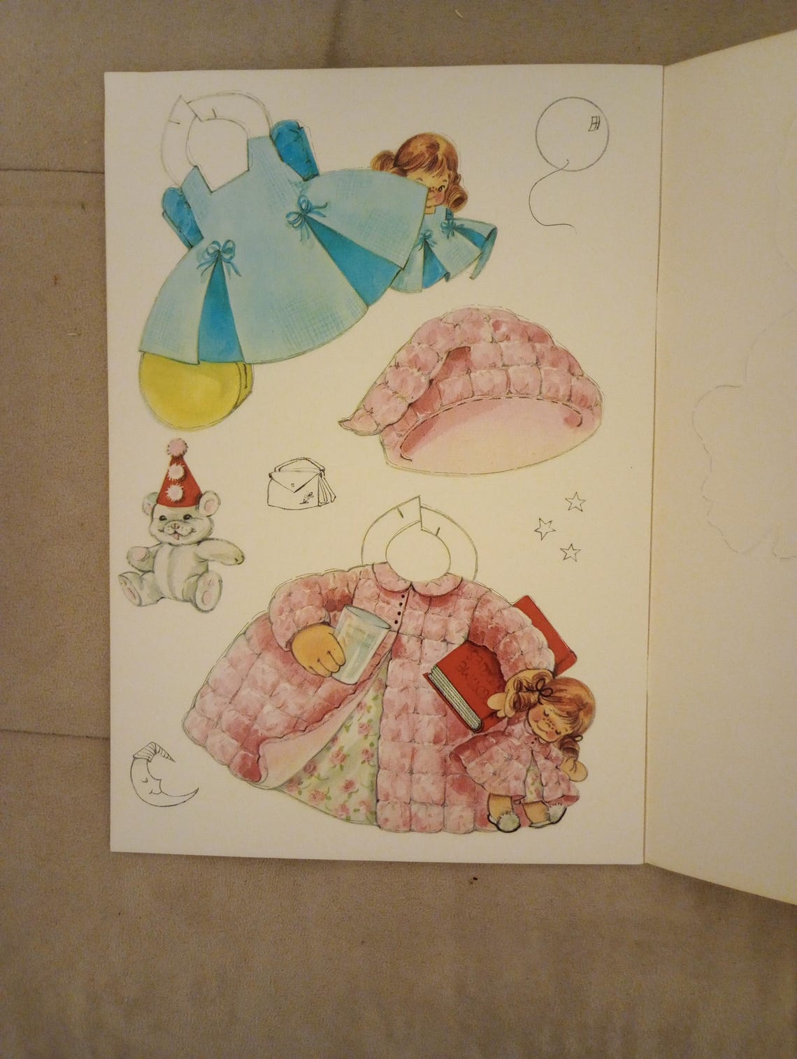 Vintage 1966 Toodles the Toddler Paper Doll Book by Saalfield Artcraft ...