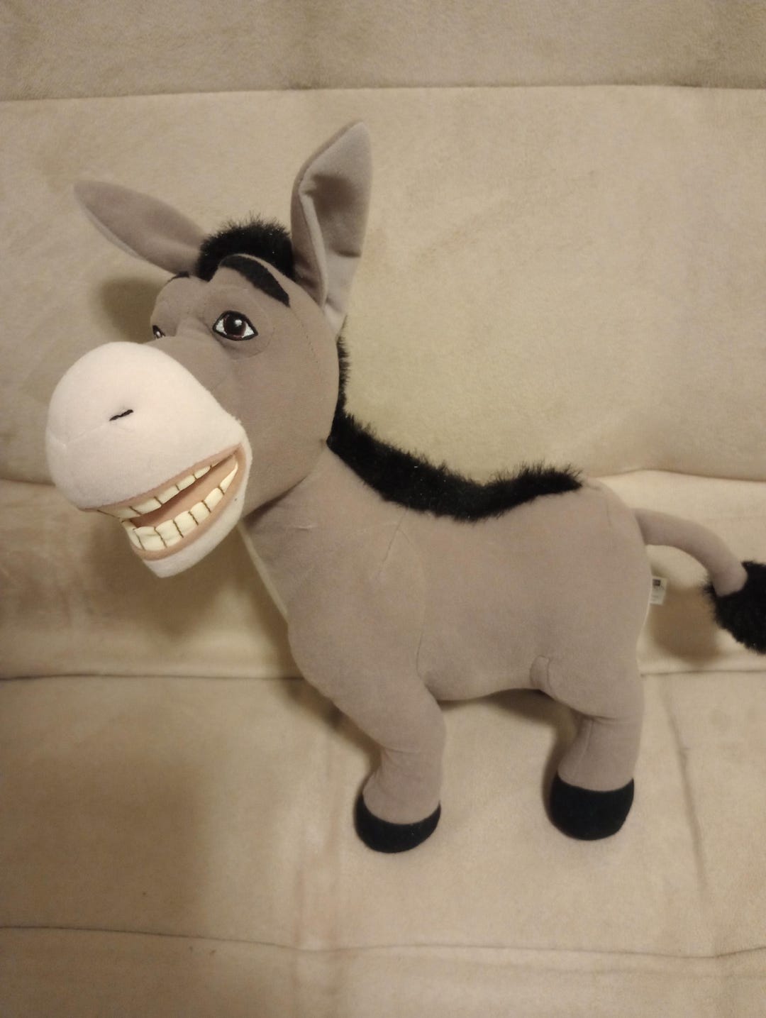 Hasbro Dreamworks Shrek 2 Talking Gray Donkey Plush Toy - Etsy