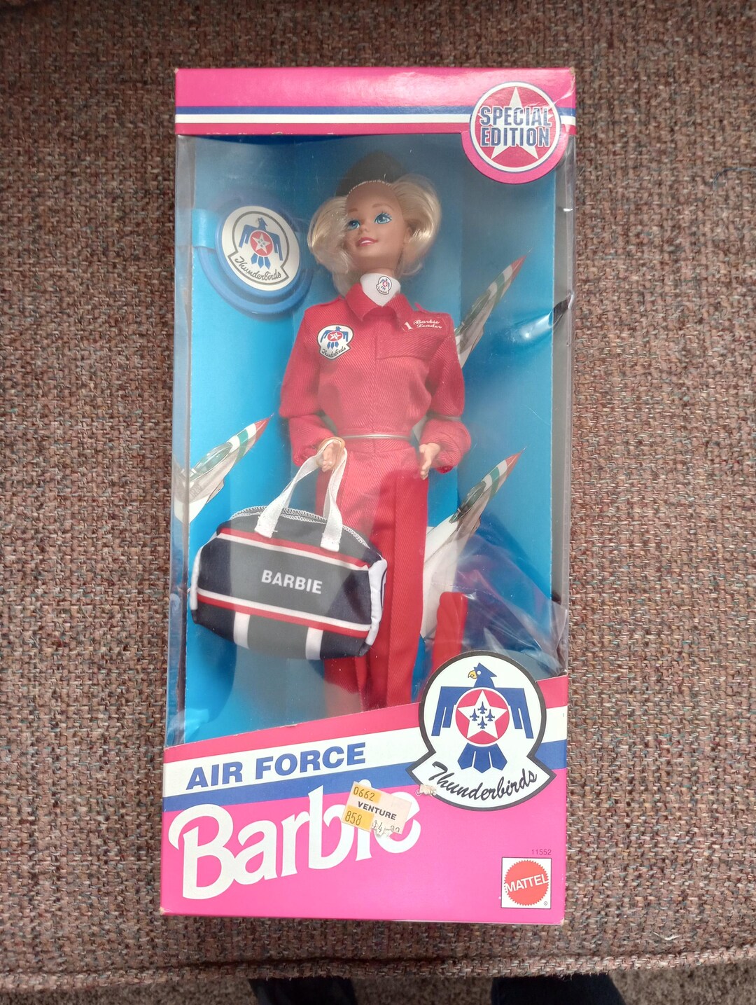 Air Force Barbie Doll Thunderbirds by Mattel 1993 New in Original Box ...