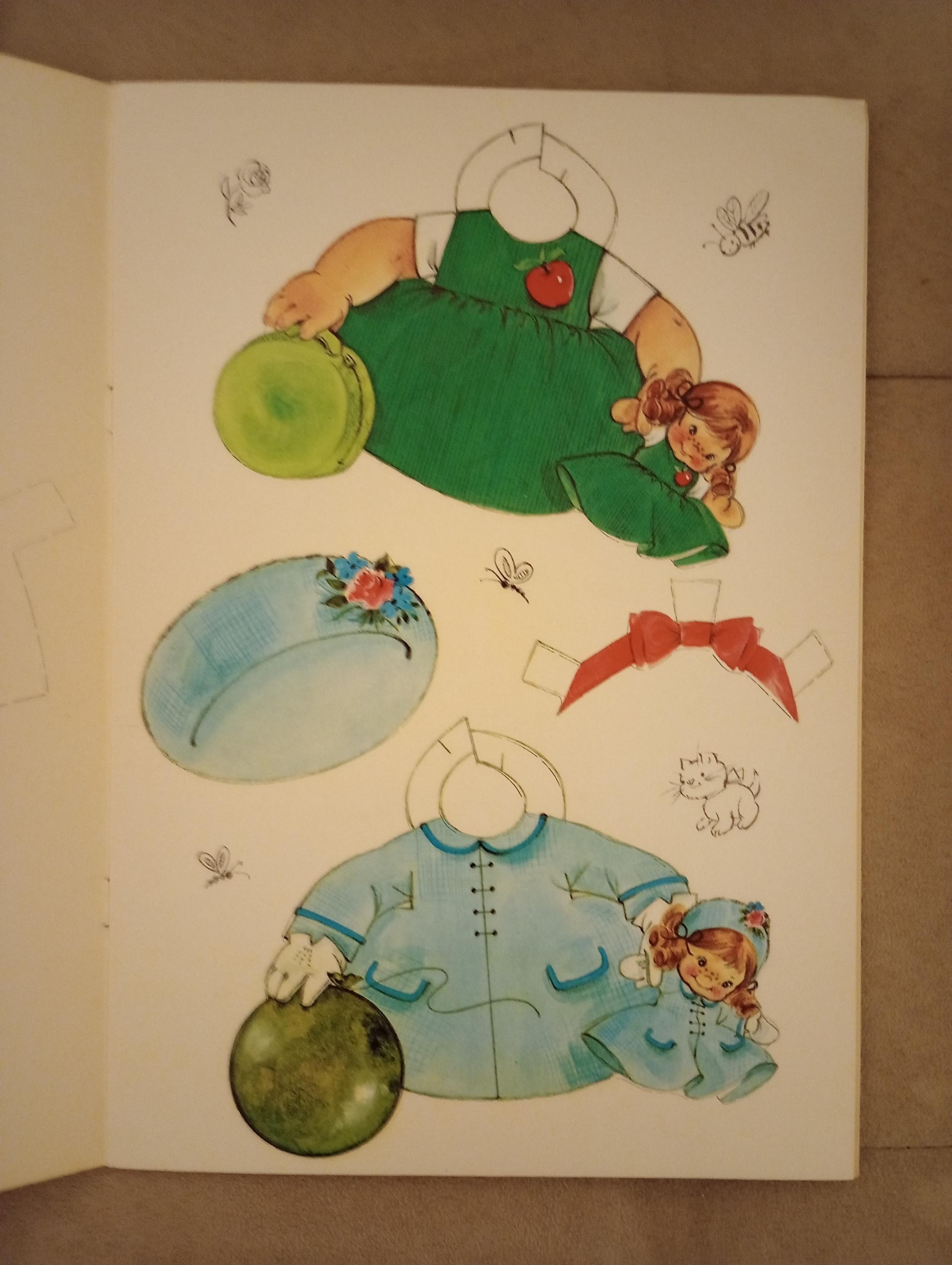 Vintage 1966 Toodles the Toddler Paper Doll Book by Saalfield Artcraft ...