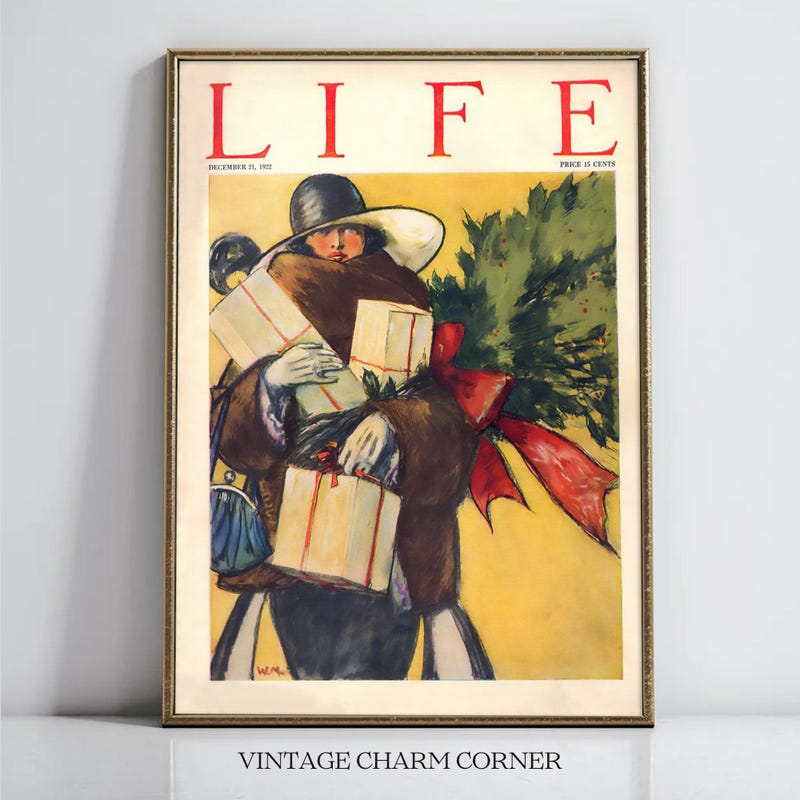 1920s Christmas Prints - Etsy