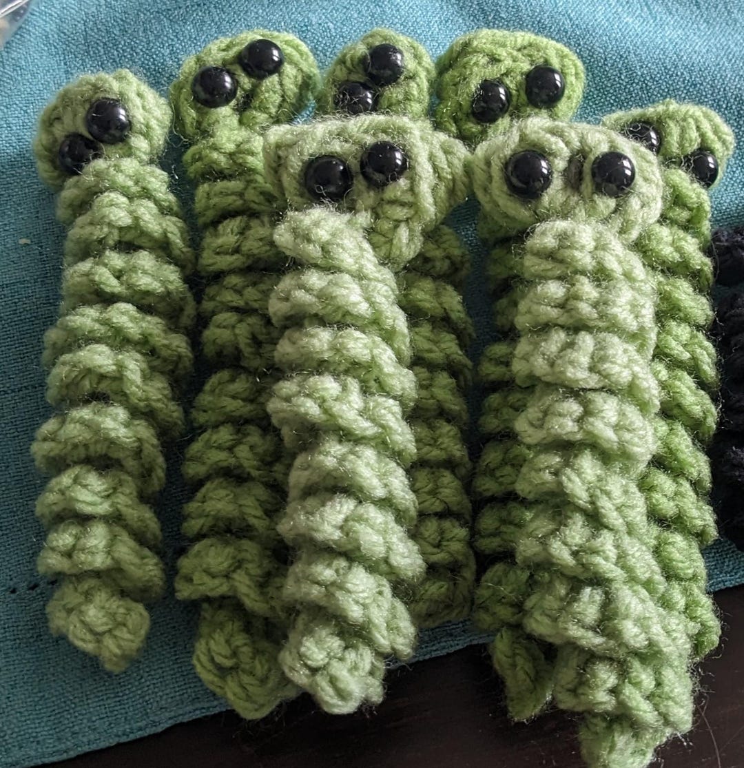 Crochet Worm Fidget - Etsy