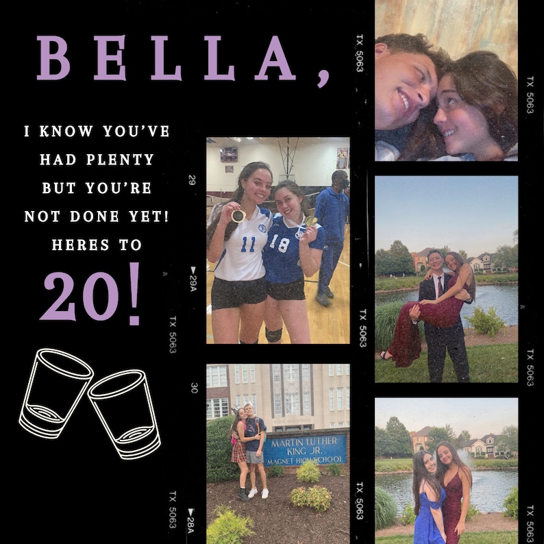 Custom Printable Shot Book Page for 21st Birthday Shot Book (please ...