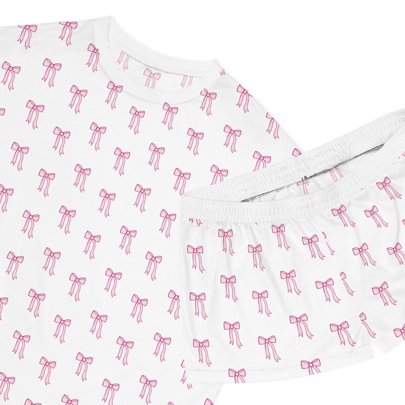 Bow Pajama Set - Etsy