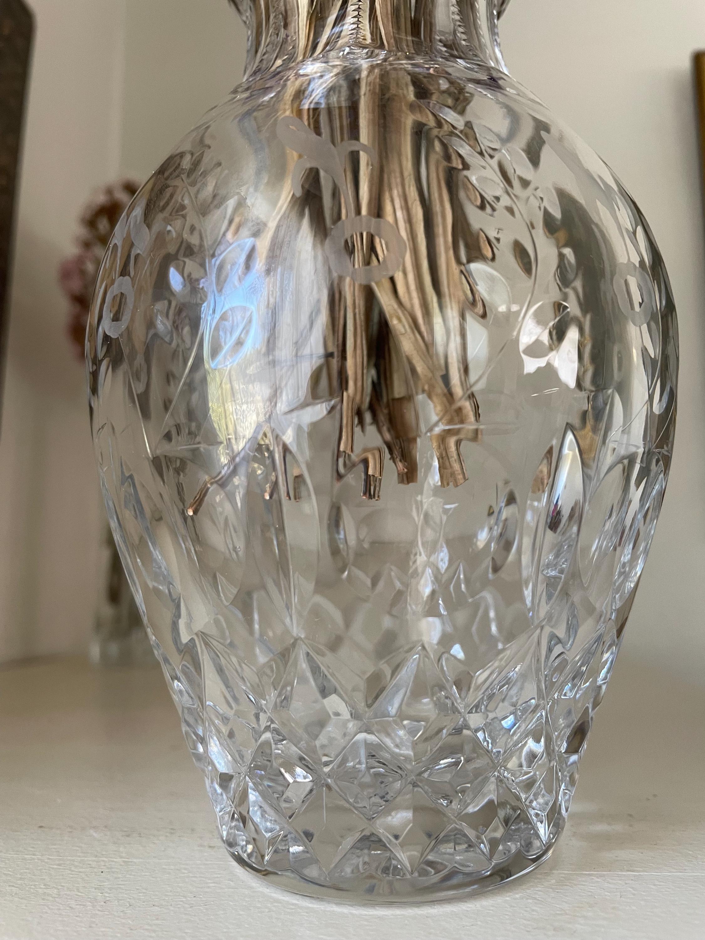 Rogaska Gallia Vase Vintage Rogaska Floral Crystal Vase Floral Flared ...