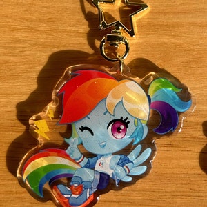 My Little Pony 3in. Acrylic Keychains - Etsy