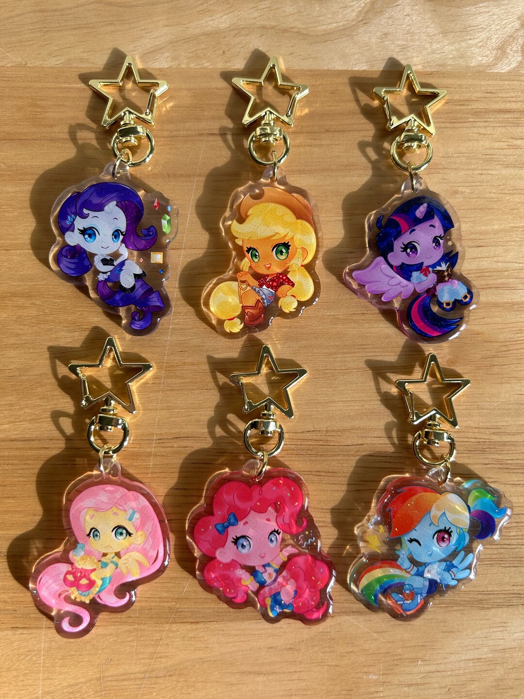 My Little Pony Mini 2in. Acrylic Keychains - Etsy