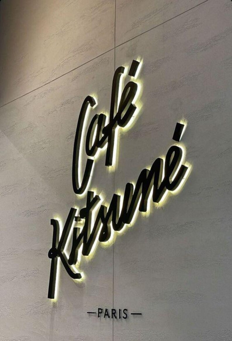 Custom 3D Backlit Logo Business Sign , Illuminated Business Signage ...