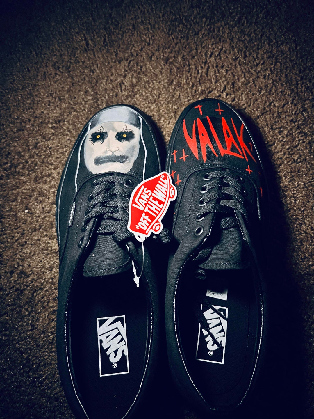 The Nun 2 Custom Vans - Etsy