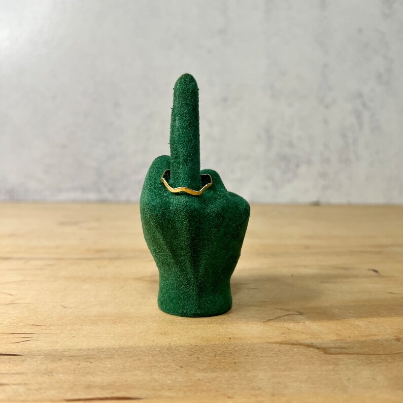 Ring Holder Middle Finger Decor - Etsy