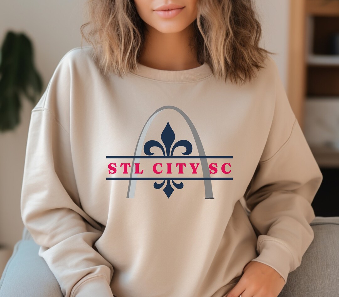 St. Louis City Sweatshirt, St. Louis City Soccer, STL City Crewneck ...