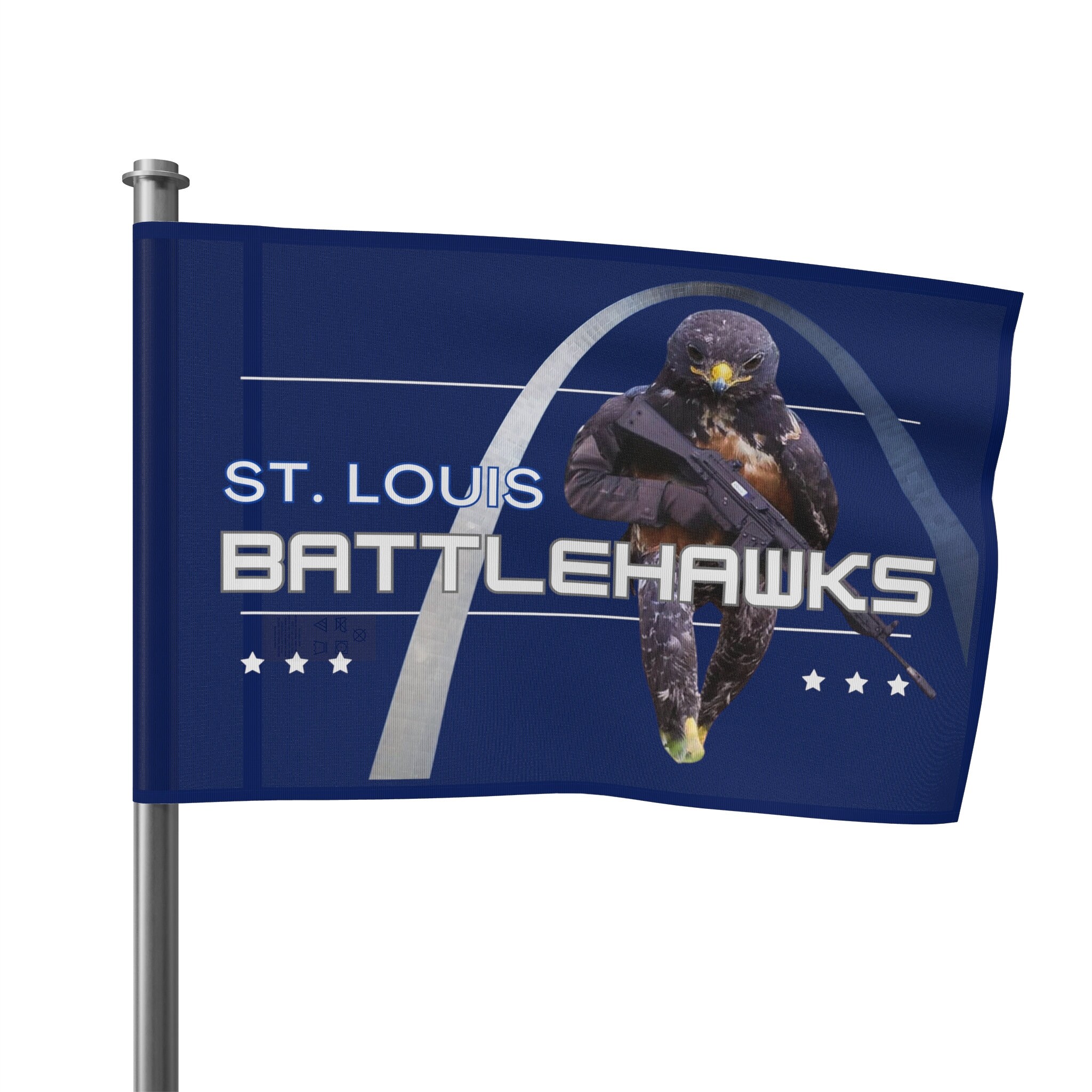St. Louis Battlehawks Flag, Battlehawks Gear, Battlehawks Accessories ...