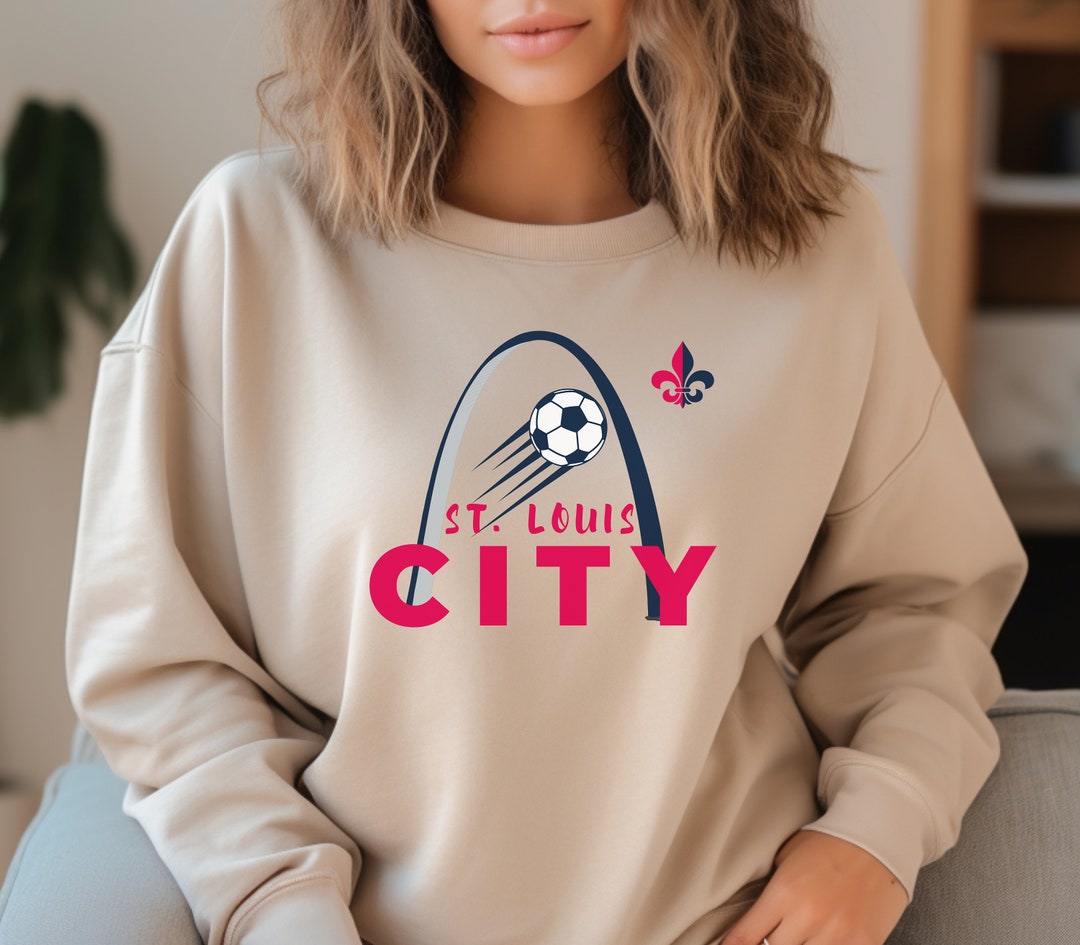 St. Louis City Sweatshirt, St. Louis City Soccer, STL City Crewneck ...