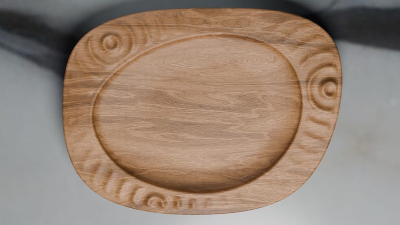 Organic Ripple Bowl - STL File CNC Router Designs | Water Drop Effect ...