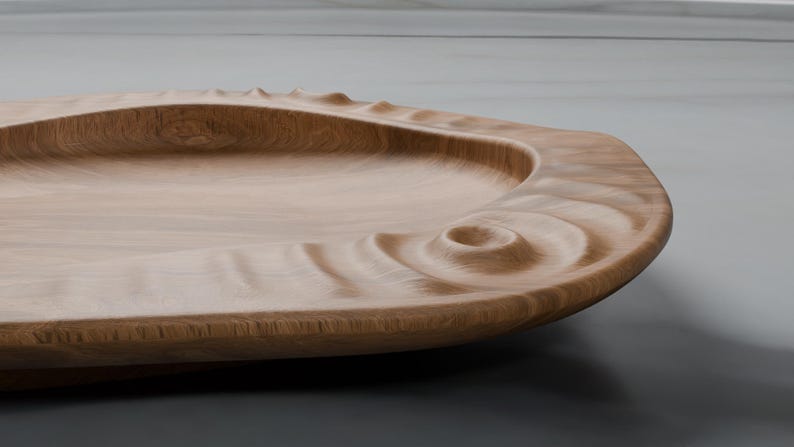 Organic Ripple Bowl - STL File CNC Router Designs | Water Drop Effect ...