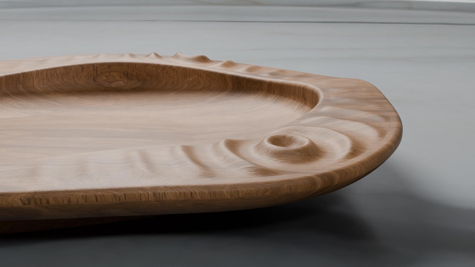 Organic Ripple Bowl - STL File CNC Router Designs | Water Drop Effect ...