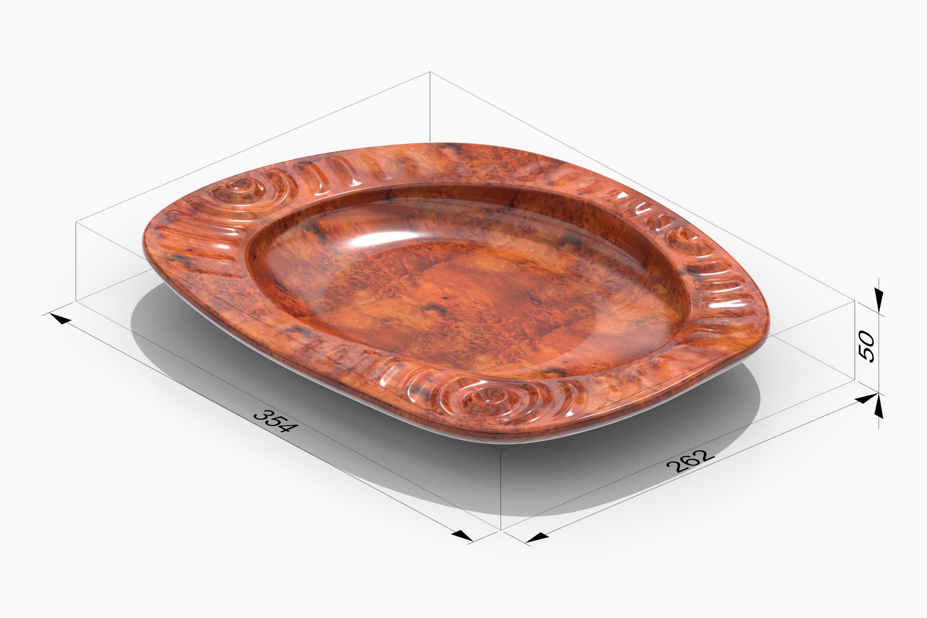 Organic Ripple Bowl - STL File CNC Router Designs | Water Drop Effect ...
