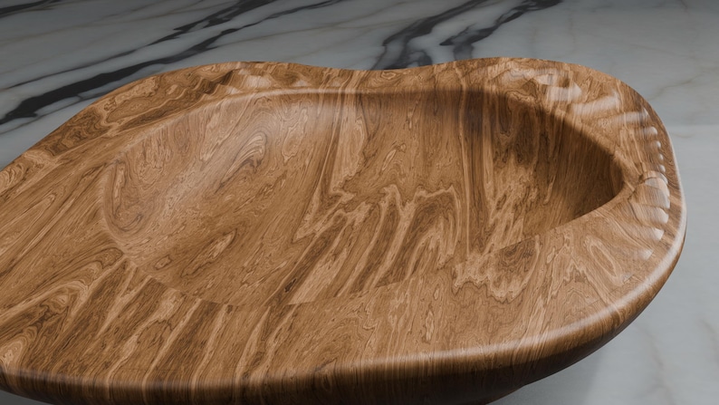 Organic Ripple Bowl - STL File CNC Router Designs | Water Drop Effect ...