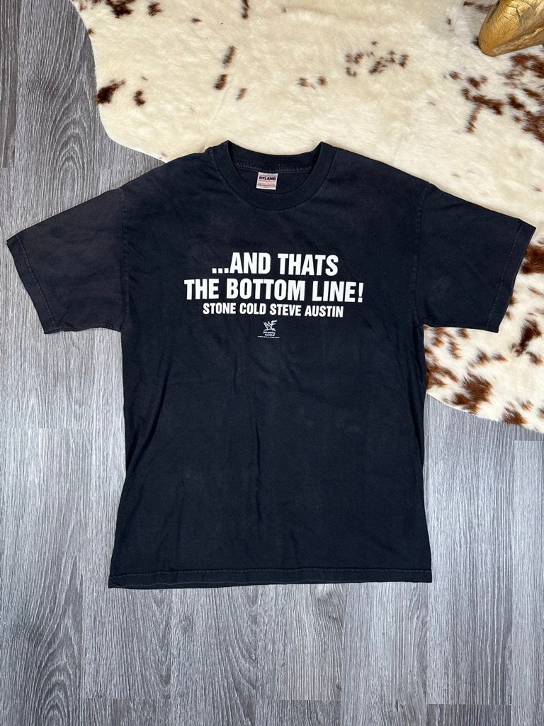 STONE COLD STEVE Austin "and Thats the Bottom Line!" 1998 Vintage Tee ...